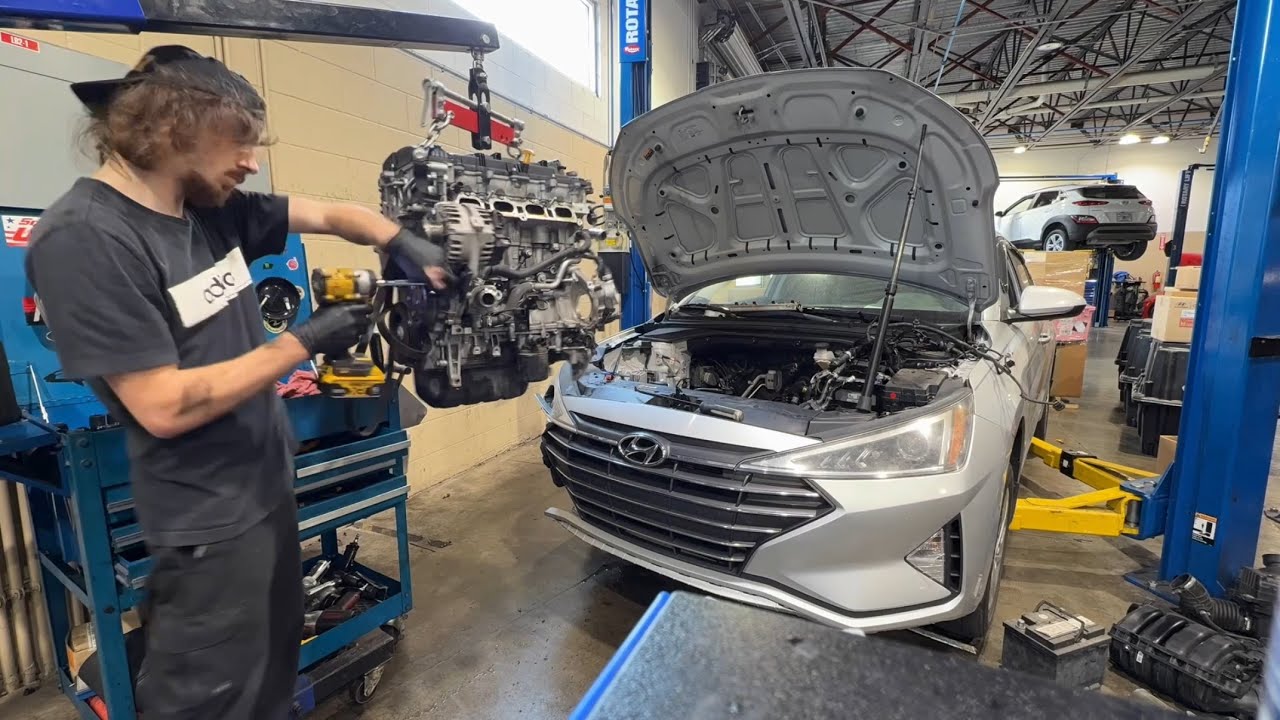2019 Hyundai Elantra Engine Replacement - YouTube