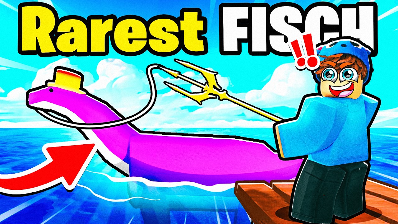 I Caught The Rarest Fish on Fisch! - YouTube