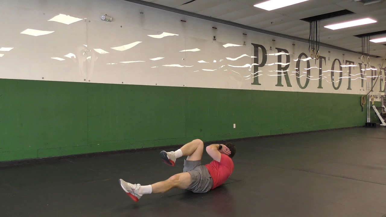 Bicycle Crunch at CrossFit Prototype - YouTube