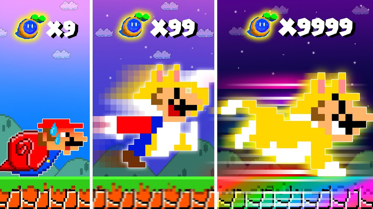 Evolution of Super Mario: When Mario becomes Faster in Super Mario Bros ...