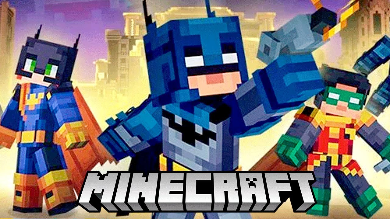 Joguei a NOVA DLC DO BATMAN no MINECRAFT - YouTube