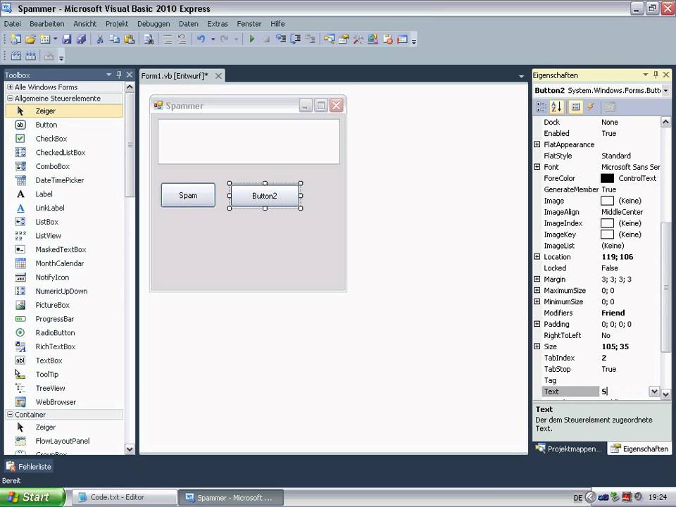 Visual Basic: Spammer - YouTube
