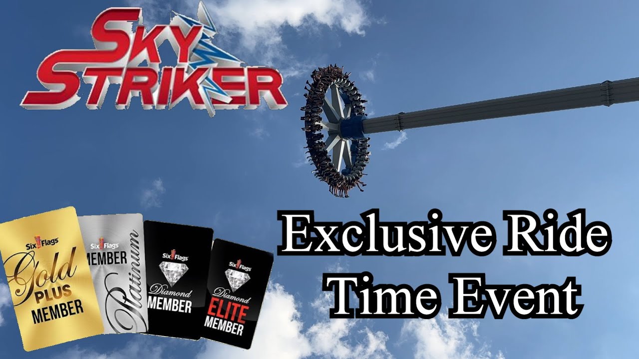 Sky Striker Legacy Membership ERT At Six Flags Great America - YouTube