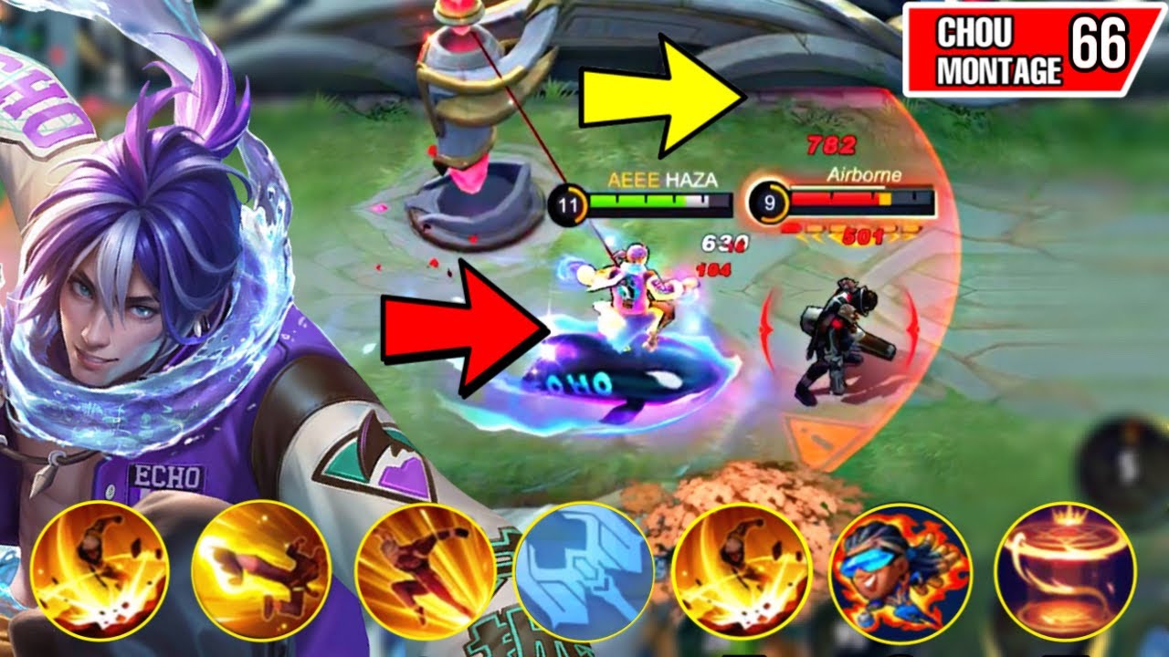 CHOU MONTAGE FREESTYLE 66 Outplay / Highlights / immune / Damage / HAZA ...