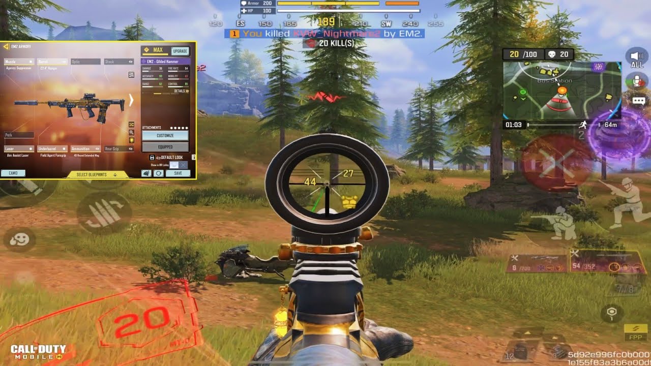 This Free EM2 is REPLACEMENT of ODEN!! 🤯 | Best EM2 GUNSMITH in CODM BR ...