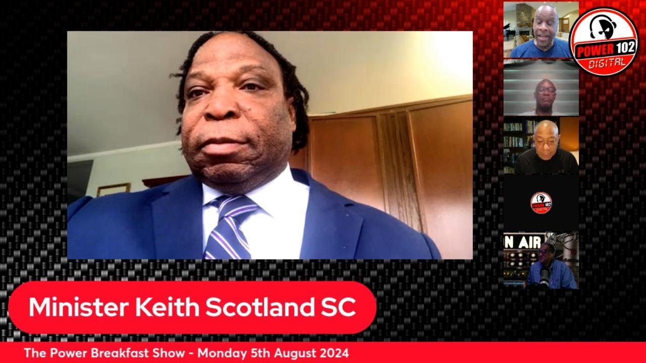 Minister in the Min of Nat Sec Keith Scotland MP, S.C. talks Crime, the ...
