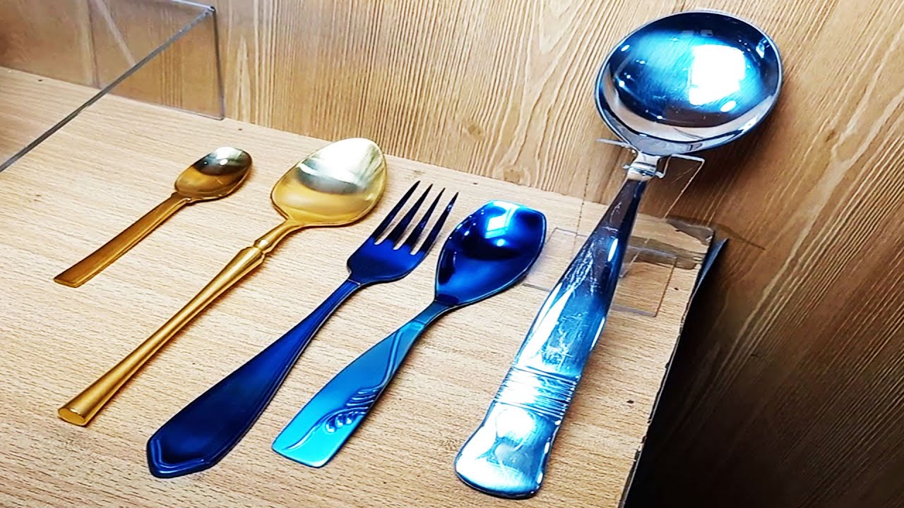 How To Amazing Technique Of Forks Making - YouTube