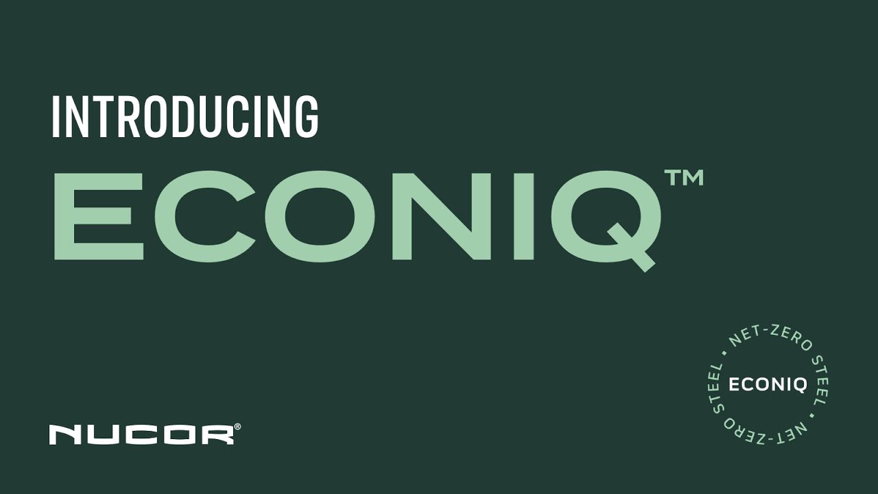 Econiq™: The World's First Net-Zero Carbon Steel at Scale - YouTube