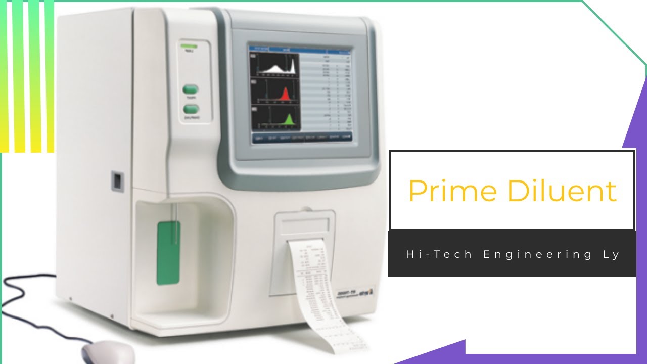 How to perform Prime Diluent in Rayto-7600, 7600s Hematology Analyzer ...