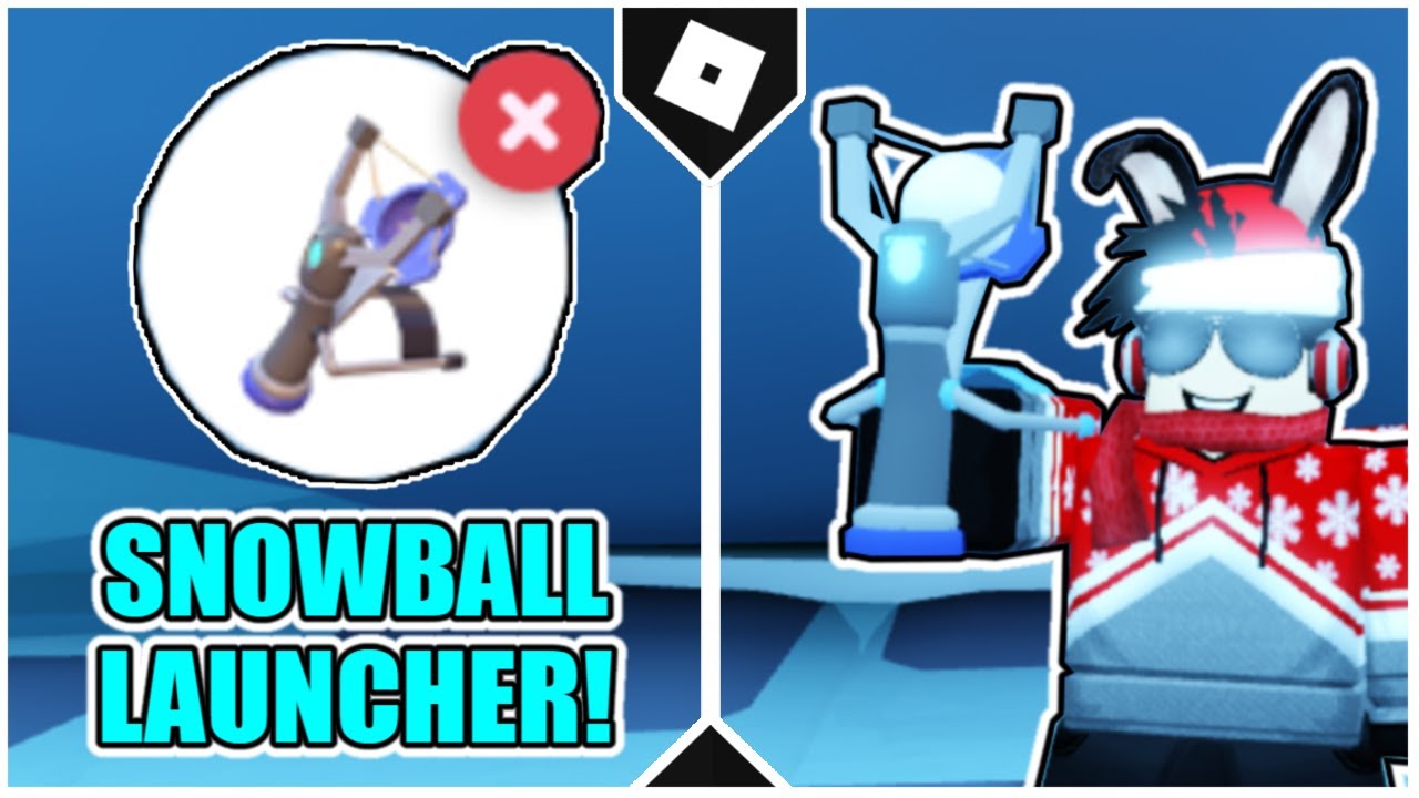 How to get the SNOWBALL LAUNCHER TOY in ADOPT ME! *All Launcher Parts ...