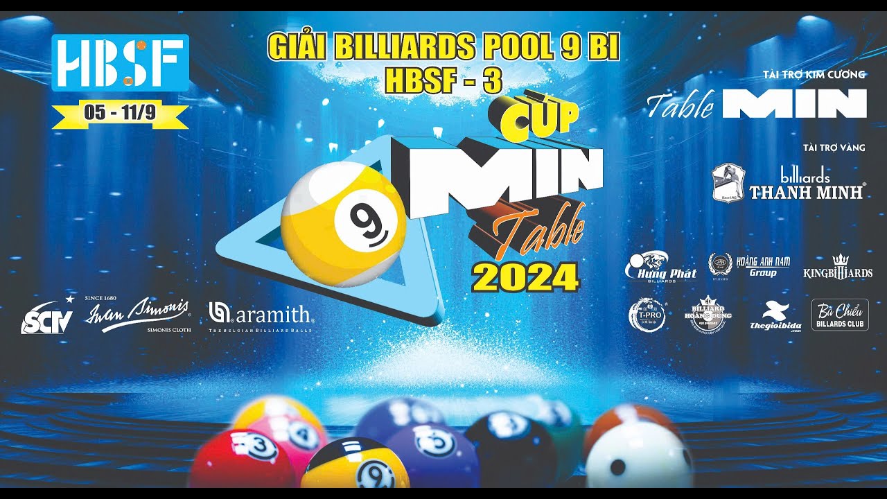 [TV] Kim Bogeon VS Võ Văn Tiến - T80 | GIẢI POOL 9 BI HBSF - 3 CUP MIN ...