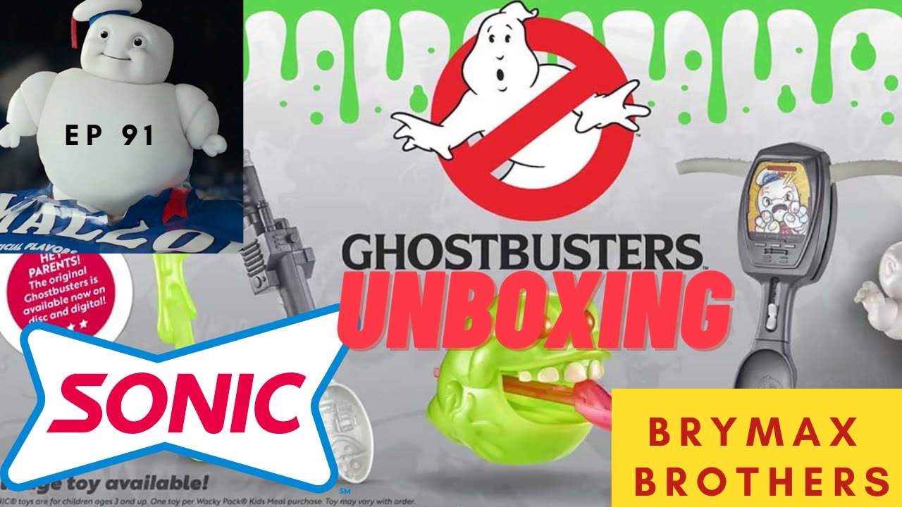 ep 91: Sonic Wacky Pack Ghostbusters Toys Unboxing | Stay Puft Drive ...