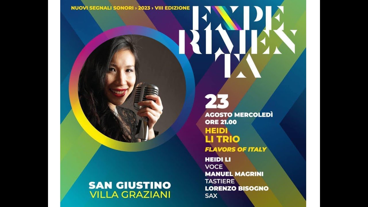 Heidi Li trio - concerto in Villa Graziani 23 08 2023 - YouTube