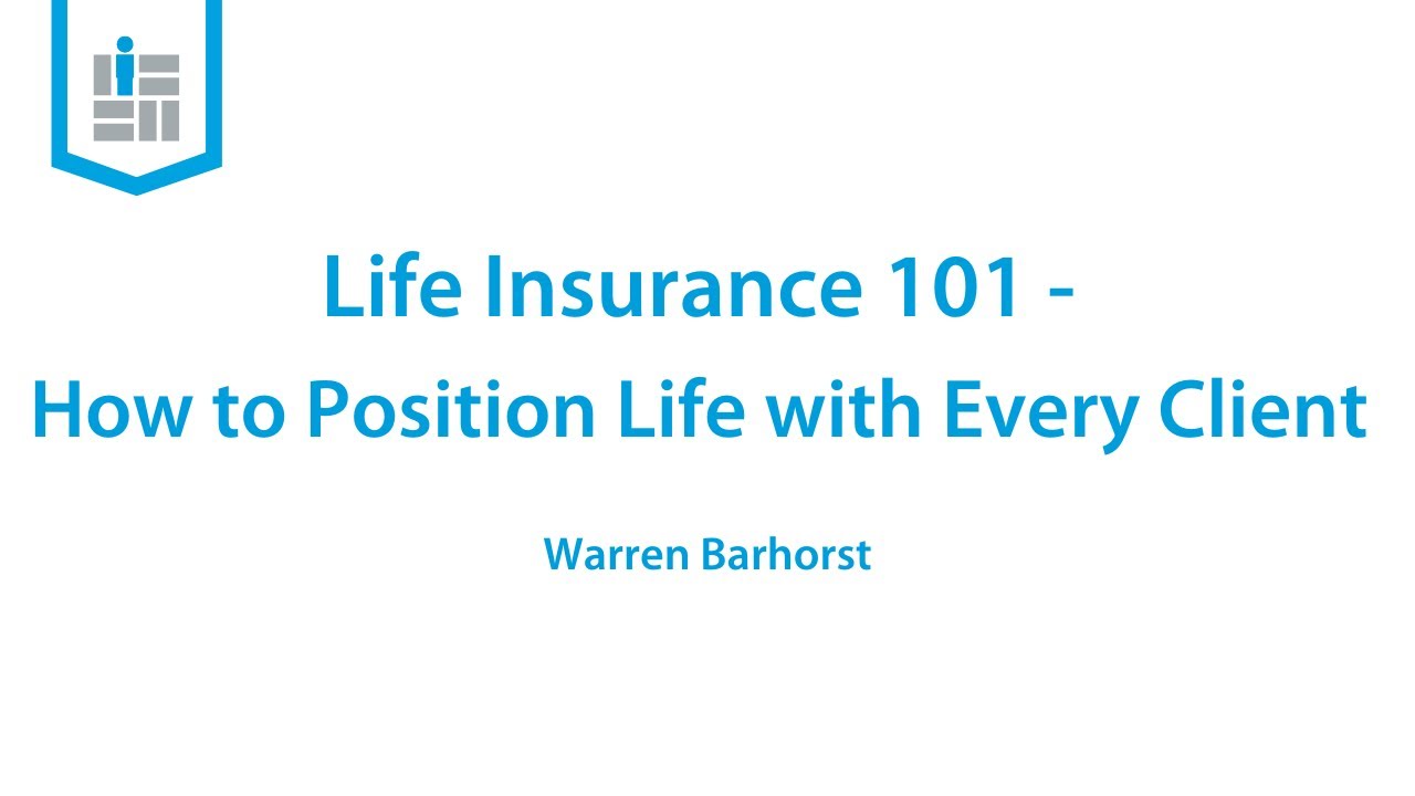 Iscential Markets Life Insurance 101 Training - How to Position Life ...