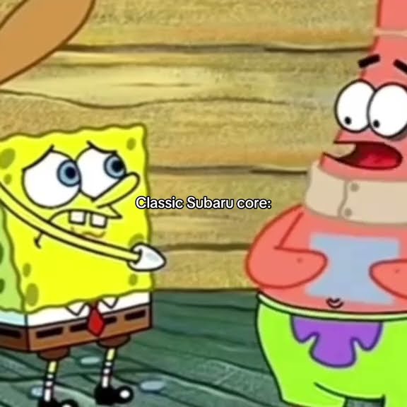 stupid subaru #subaru #patrickspongebob - YouTube