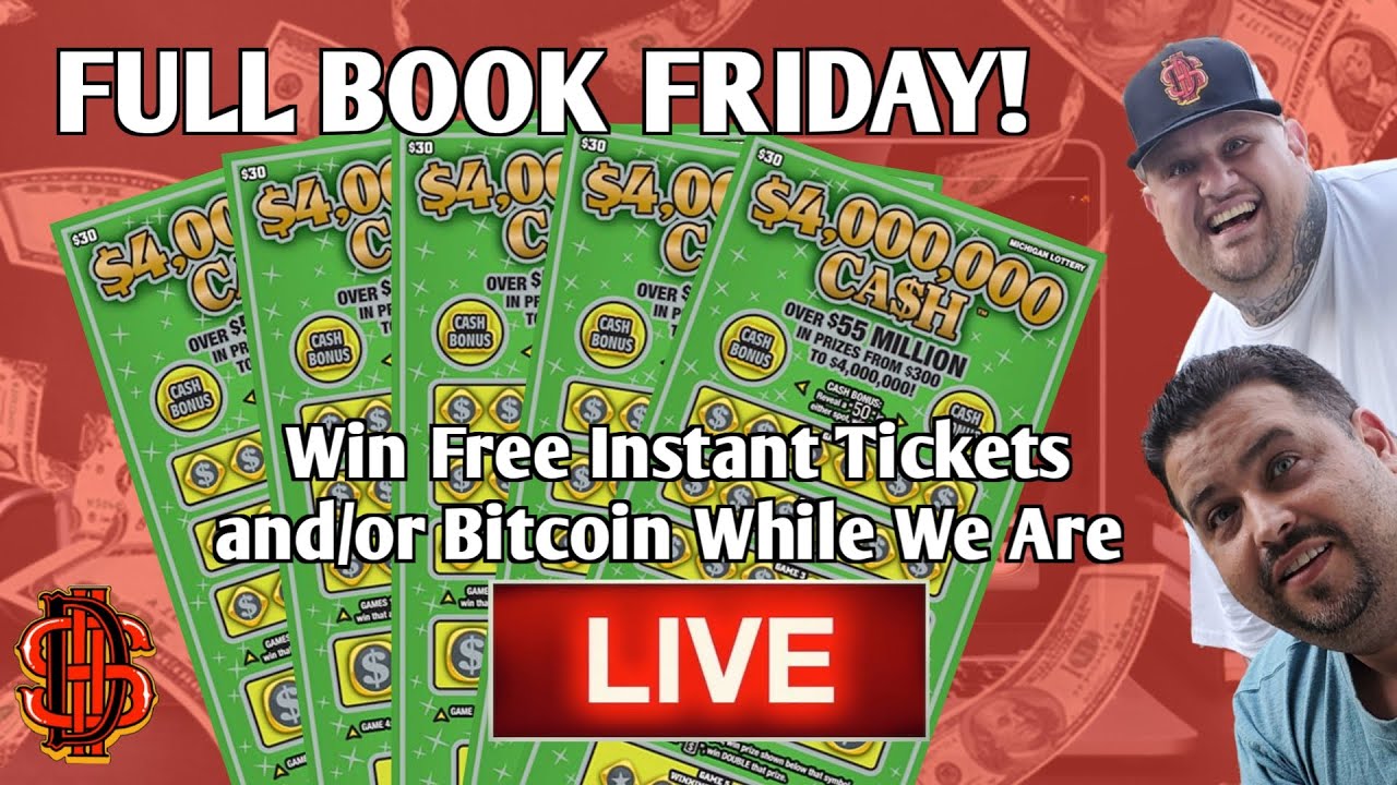 FULL BOOK OF $30 MICHIGAN TICKETS! 4,000,000 CASH $ Win Free Money ...