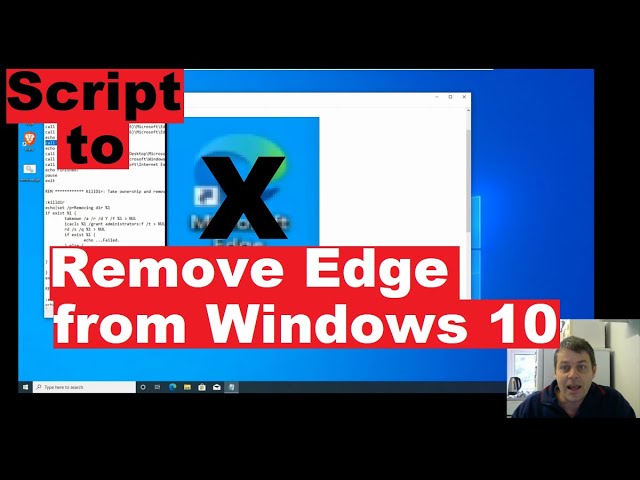 Remove Microsoft Edge Windows 10 Powers Script