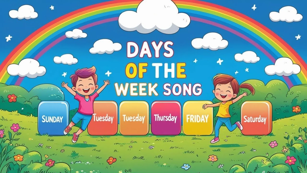 Days of the Week Song for Kids | Fun Learning Song for Preschoolers ...