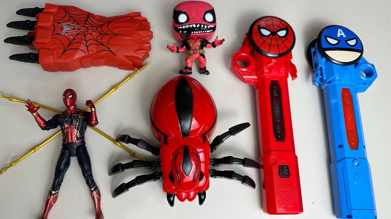 Marvel's popular toy series unboxing,Spider Man action dolls, immersive ...
