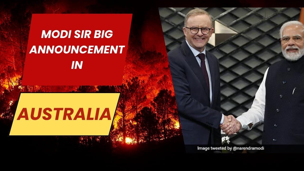 PM MODI BIG ANNOUNCEMENT IN AUSTRALIA #youtubeshorts#shorts - YouTube