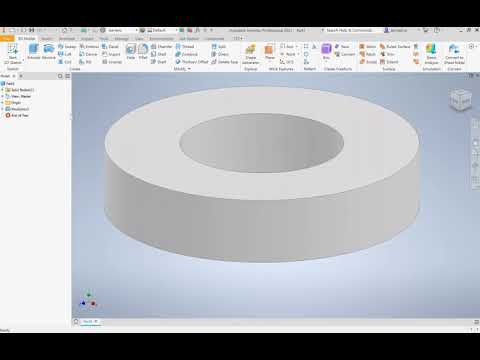 Autodesk Inventor 2021: How to use the Revolve Tool and Applications ...