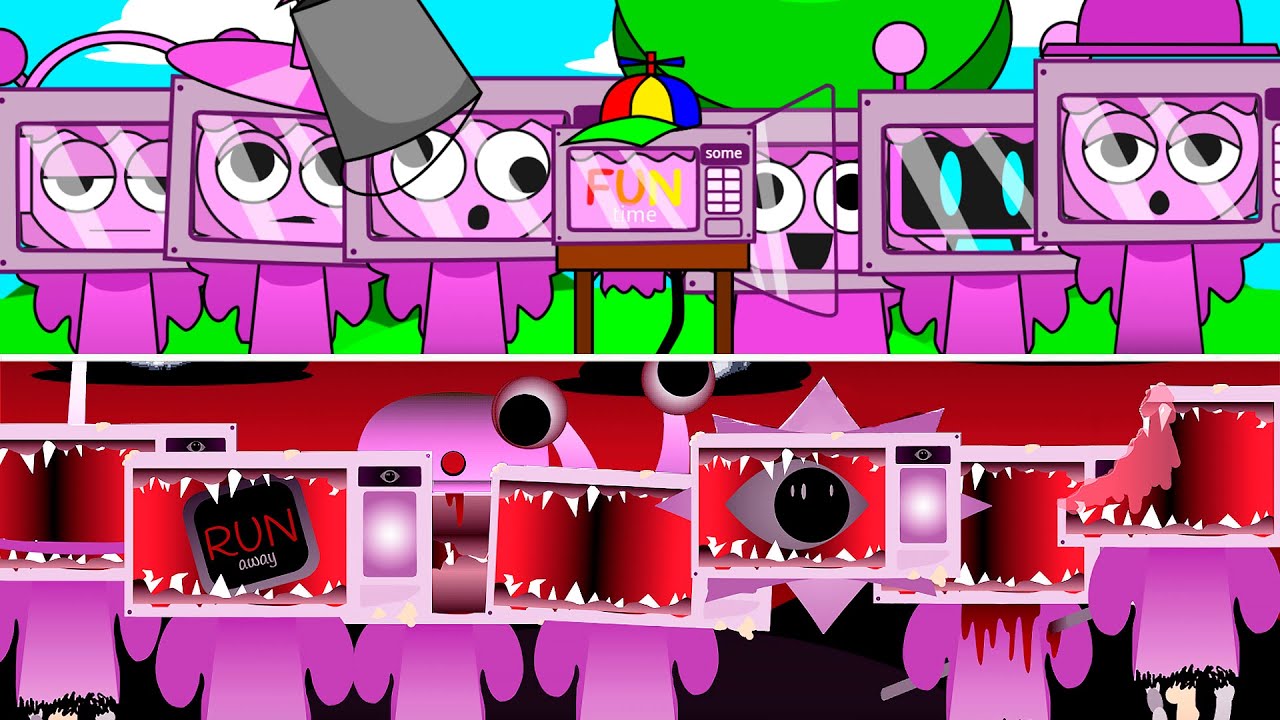 Incredibox Sprunki ALL Microwave (Lily) Sprunki OC Version | Normal Vs ...