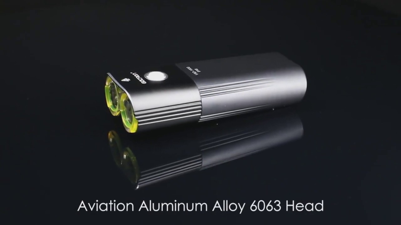 Flashlight gaciron for the bike. The most powerful, waterproof ...