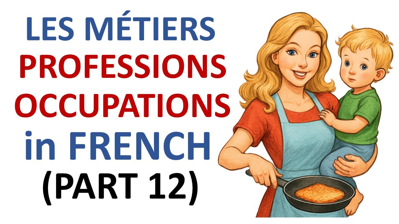 JOBS and PROFESSIONS in FRENCH PART 12 OCCUPATIONS Vocabulary Métiers ...