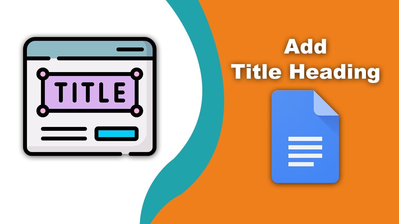 How to add title in google docs app - YouTube
