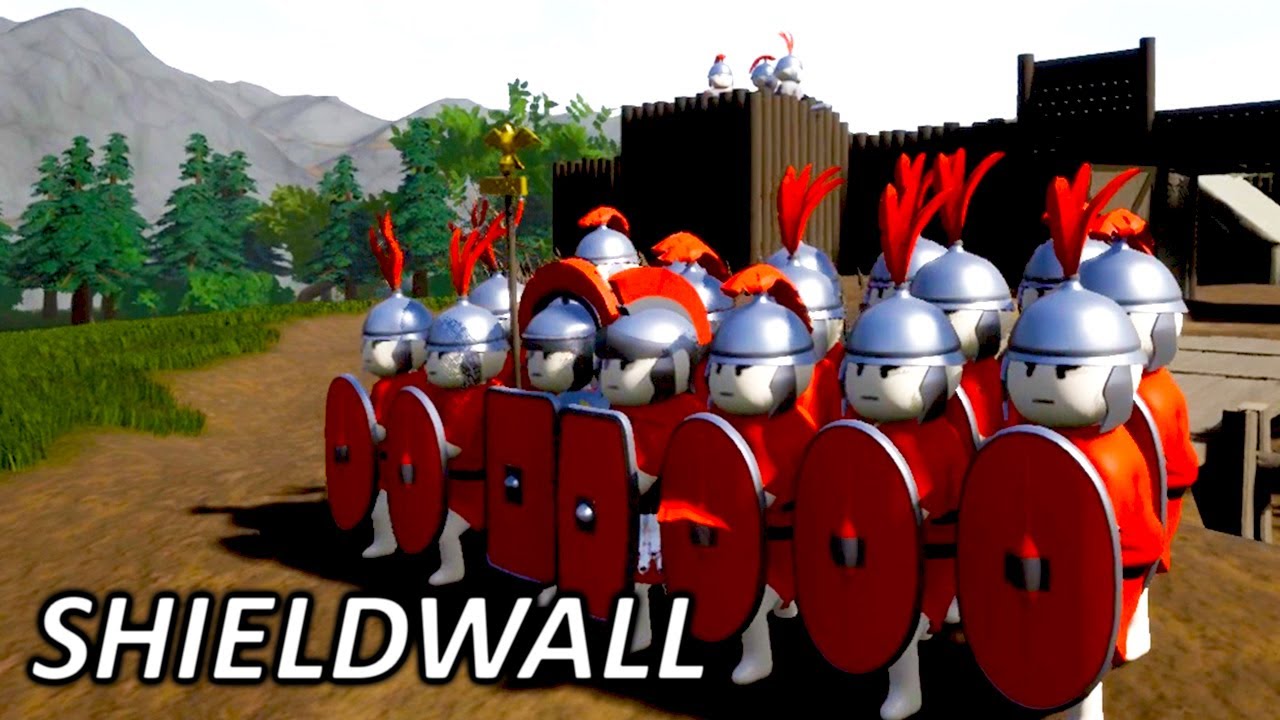 EPIC ROMAN TESTUDO FORMATION! - Shieldwall Gameplay - YouTube