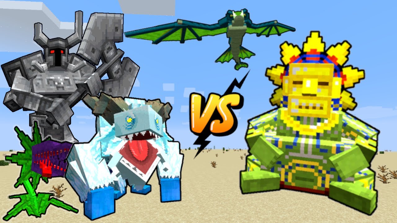 Barako The Sun Chief Vs Mowzie's Mobs in Minecraft - YouTube