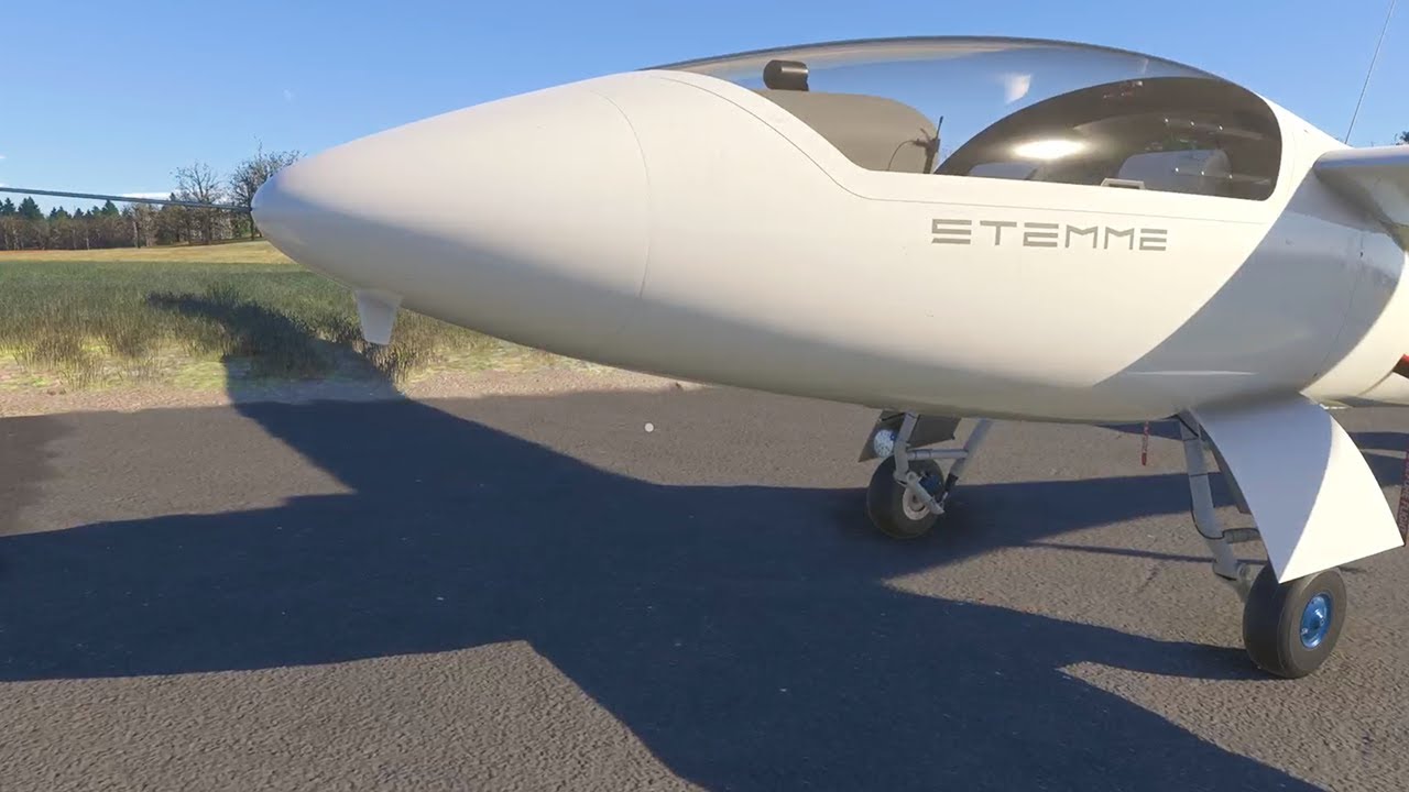 Stemme S12-G MSFS 2024 Part 1 - Starting engine and take off (and some ...