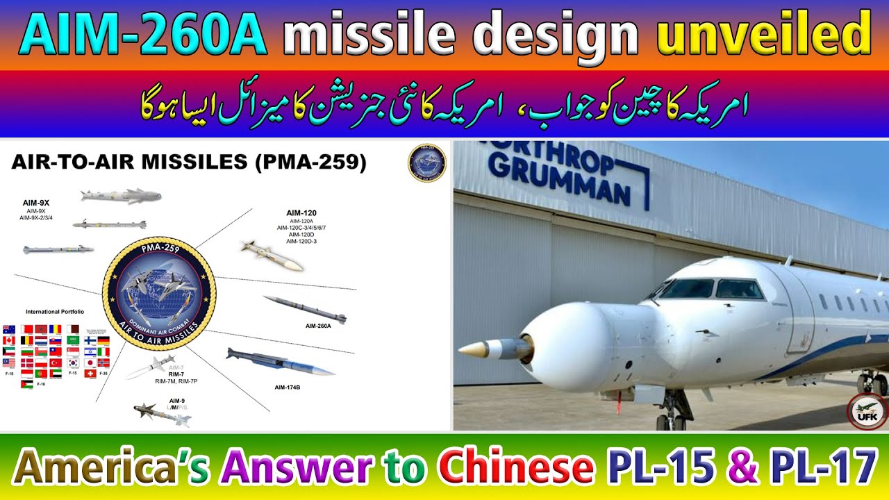 AIM-260A missile design unveiled. America’s Answer to Chinese PL-15 & PL-17. - YouTube