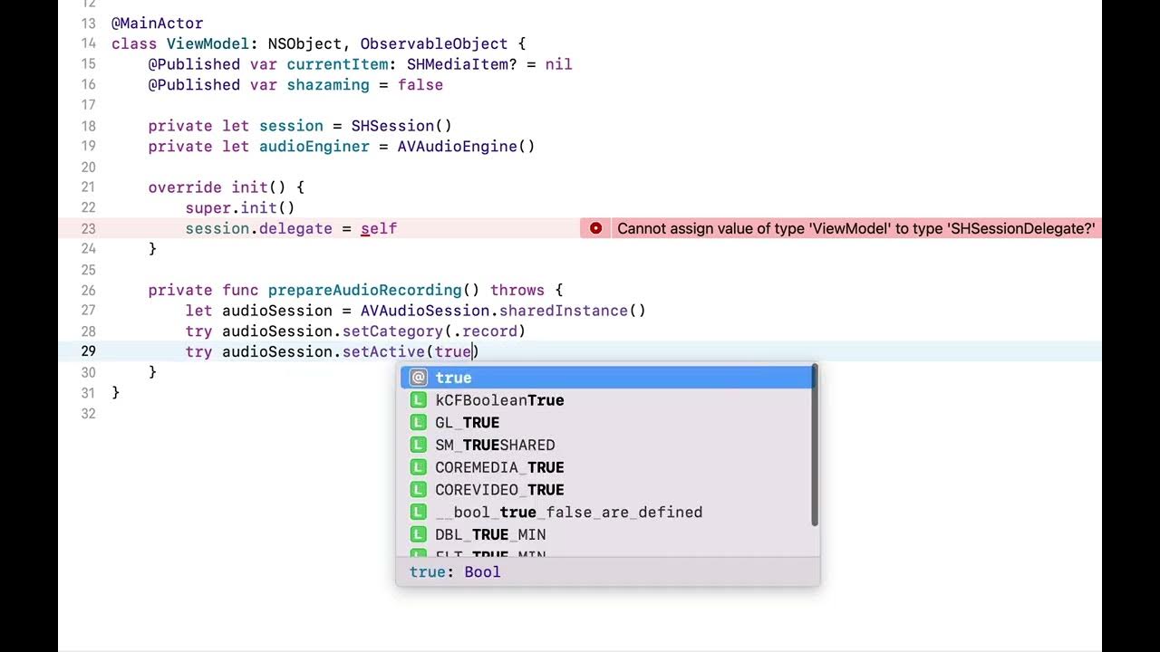 [SWIFTUI ADVANCED HANDBOOK] 038 ShazamKit - YouTube