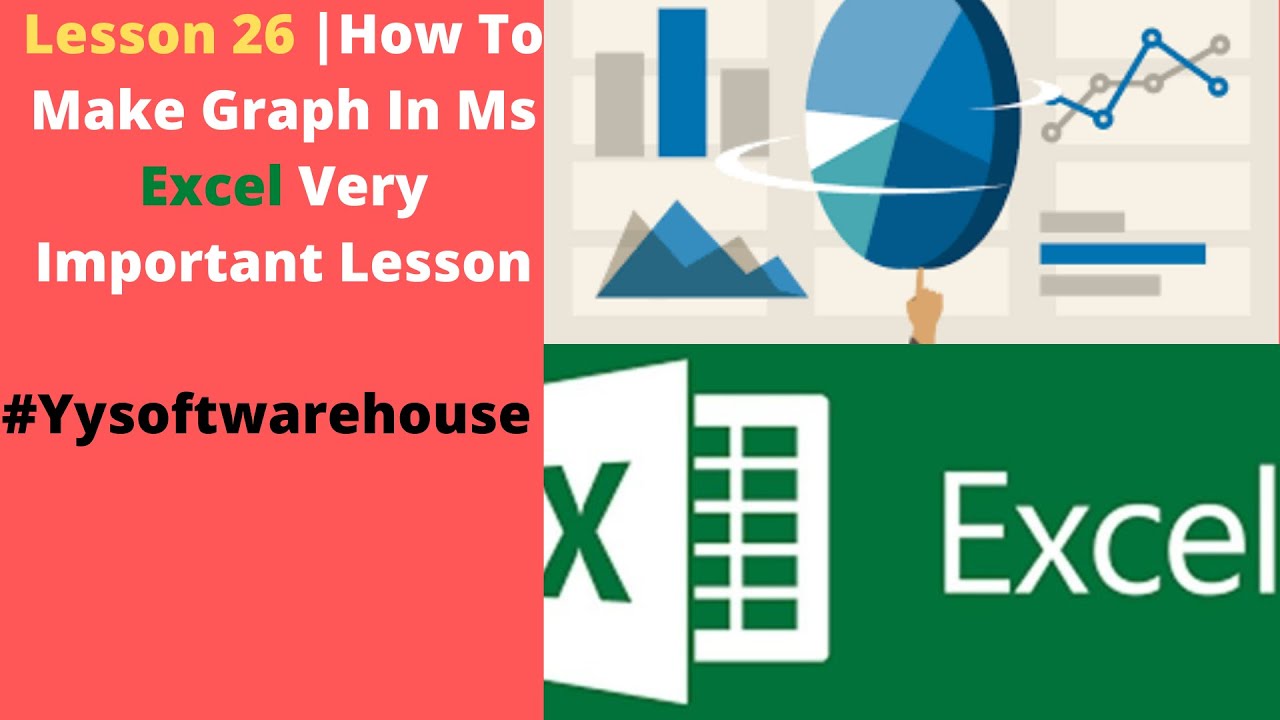 Lesson 26 |How To Make Graph In Ms Excel Very Important Lesson # ...