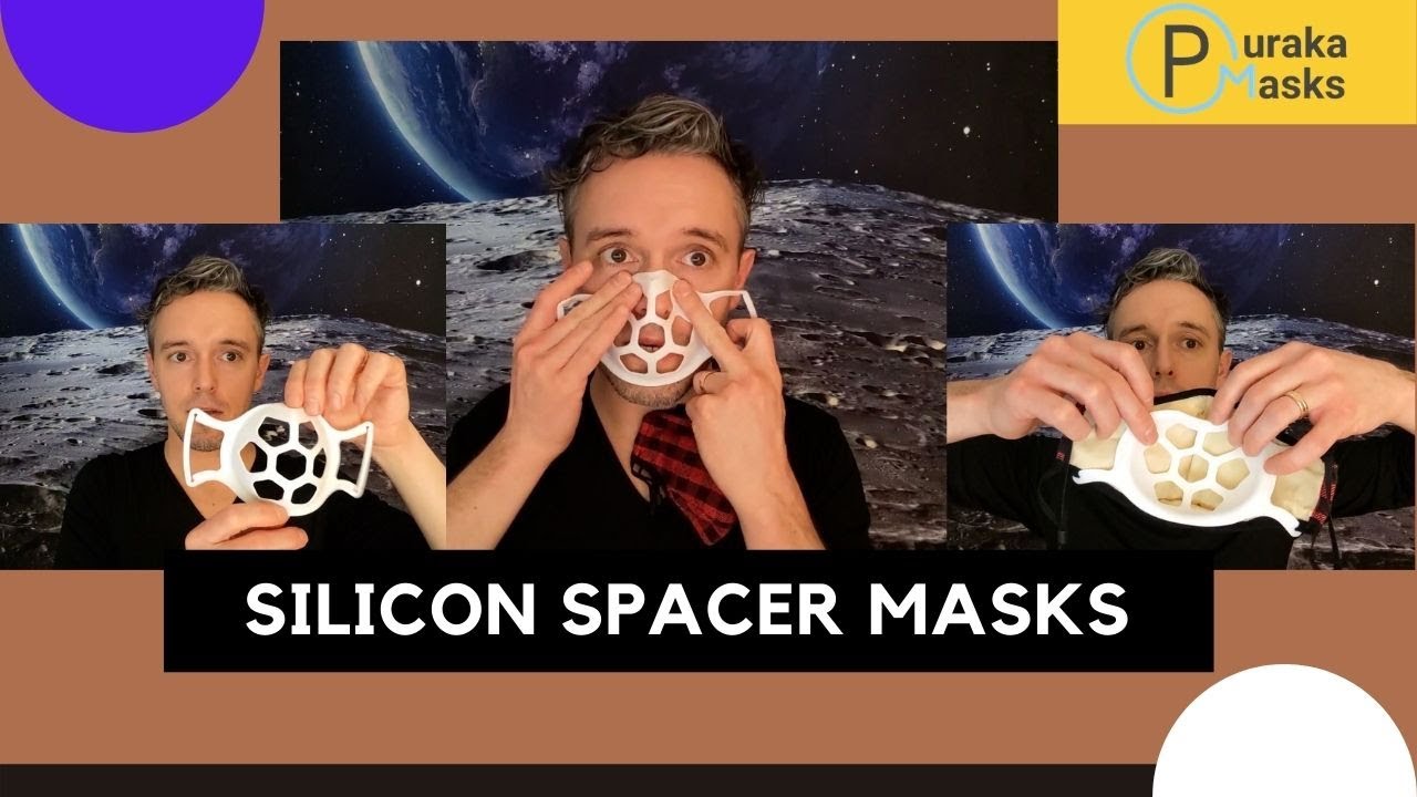 Instructions for putting on a silicone mask spacer - YouTube