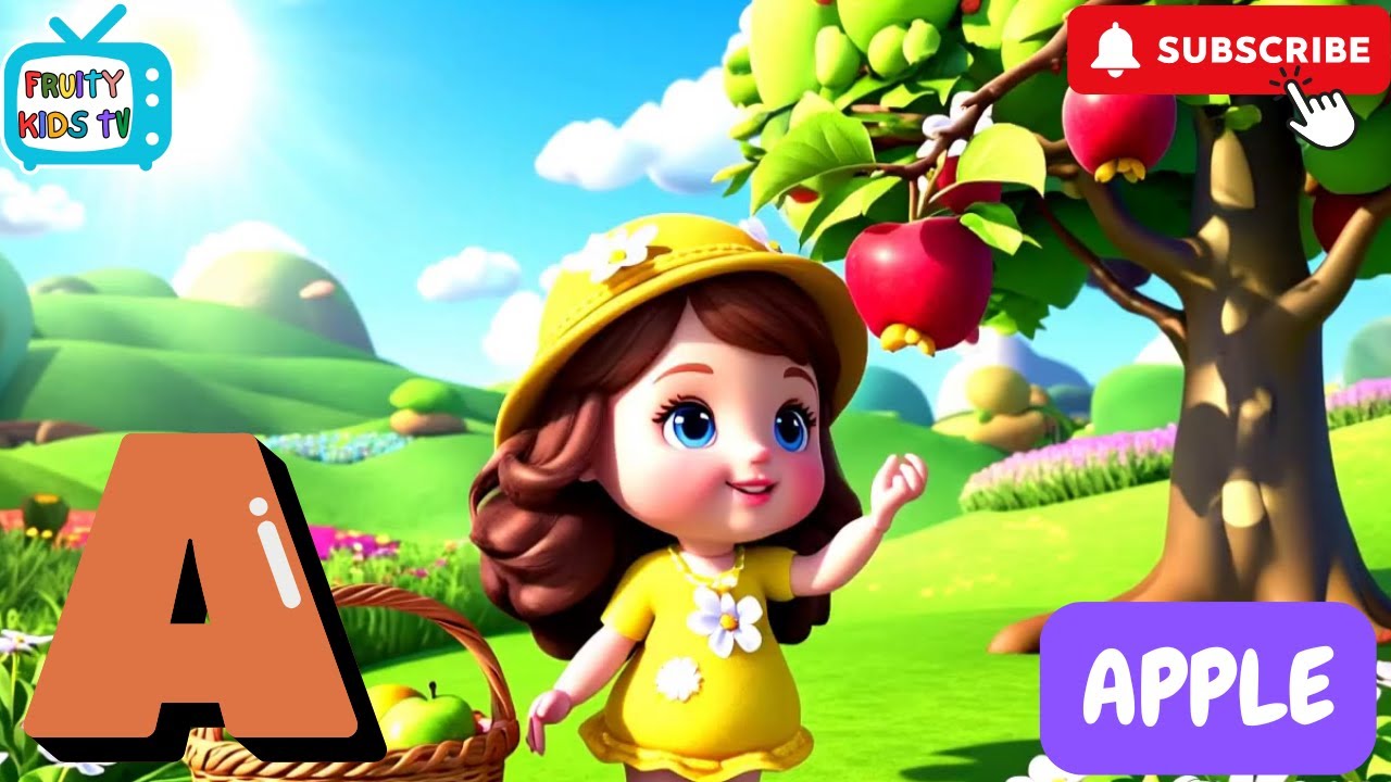 Phonics Song 3D: Fun ABC Learning Animation for Kids | Fruity Kids TV ...