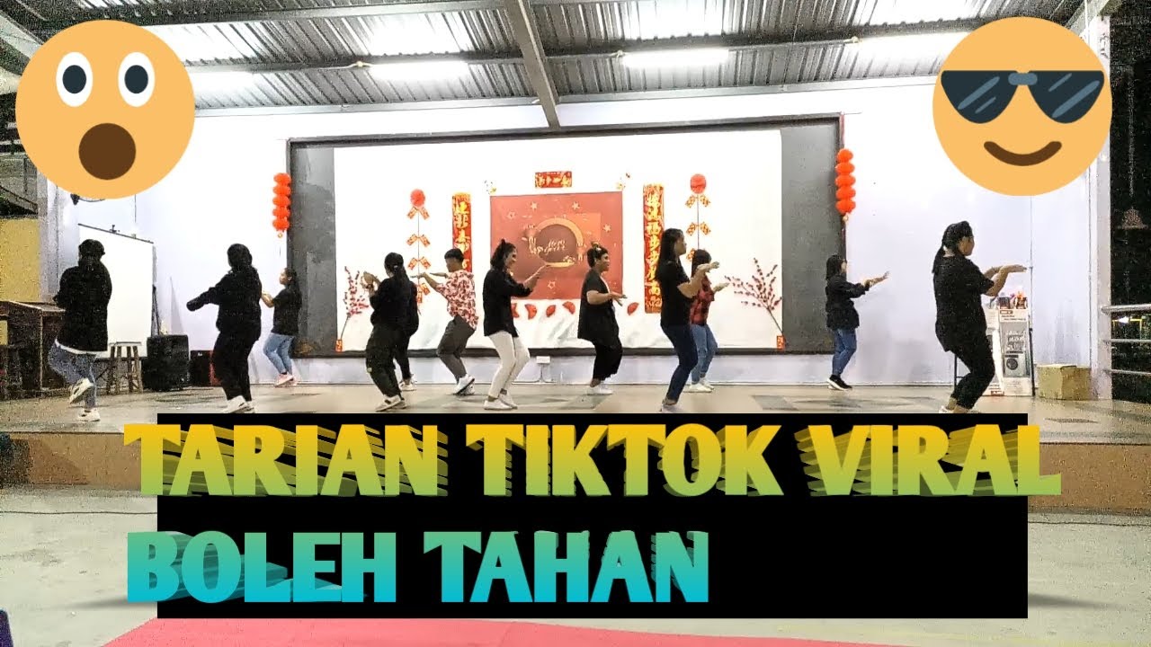 Tarian Tiktok Viral Boleh Tahan Di SMK Marudi - YouTube