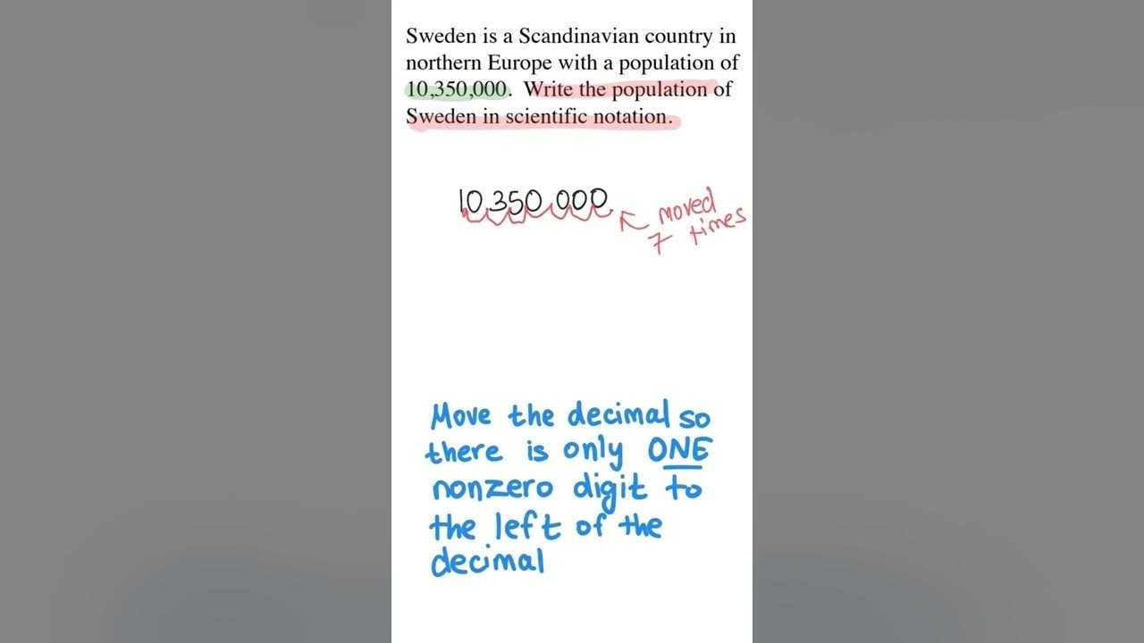 How To Write Scientific Notation chemistry shorts maths math how-to-write-scientific-notation-chemistry-shorts-maths-math