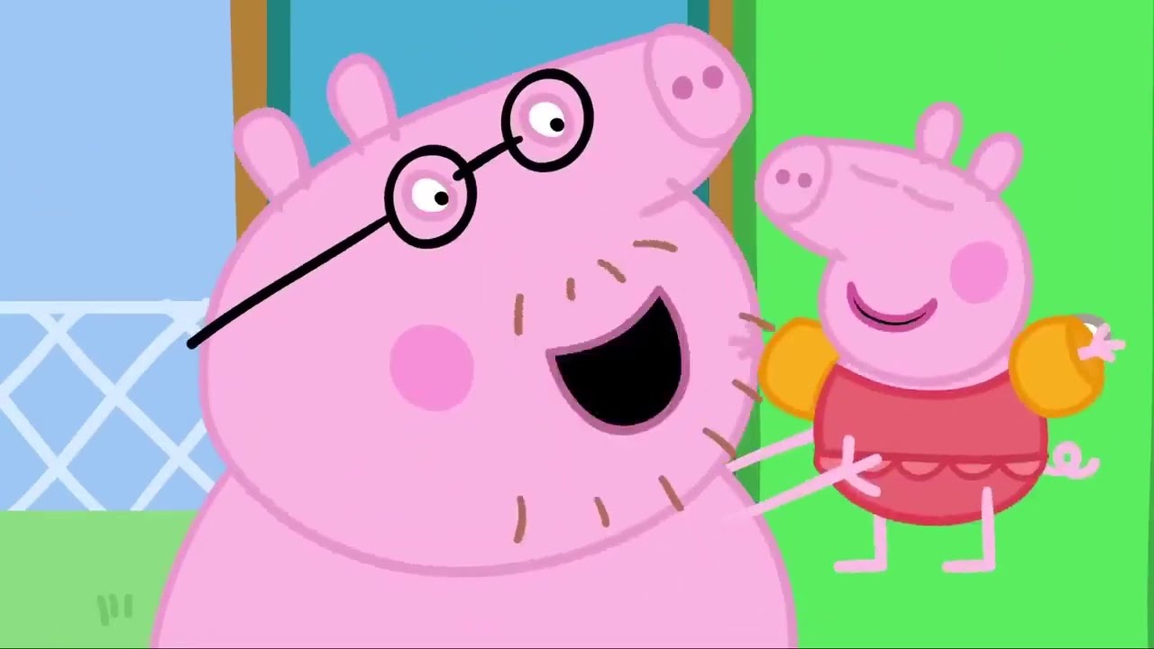 Peppa Pig Learns How To Swim | Peppa Pig And Friends - YouTube