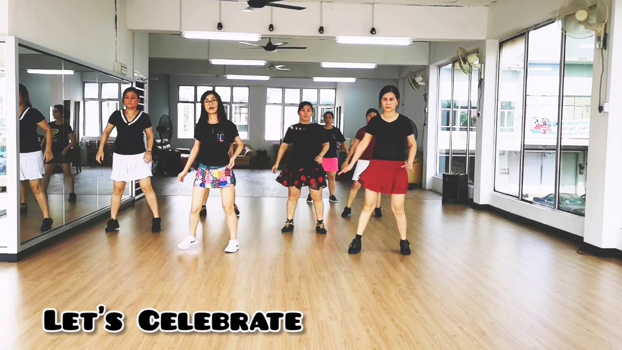 Let's Celebrate!-Line Dance(demo) Choreograph by Lily Chin & Leong Mei ...