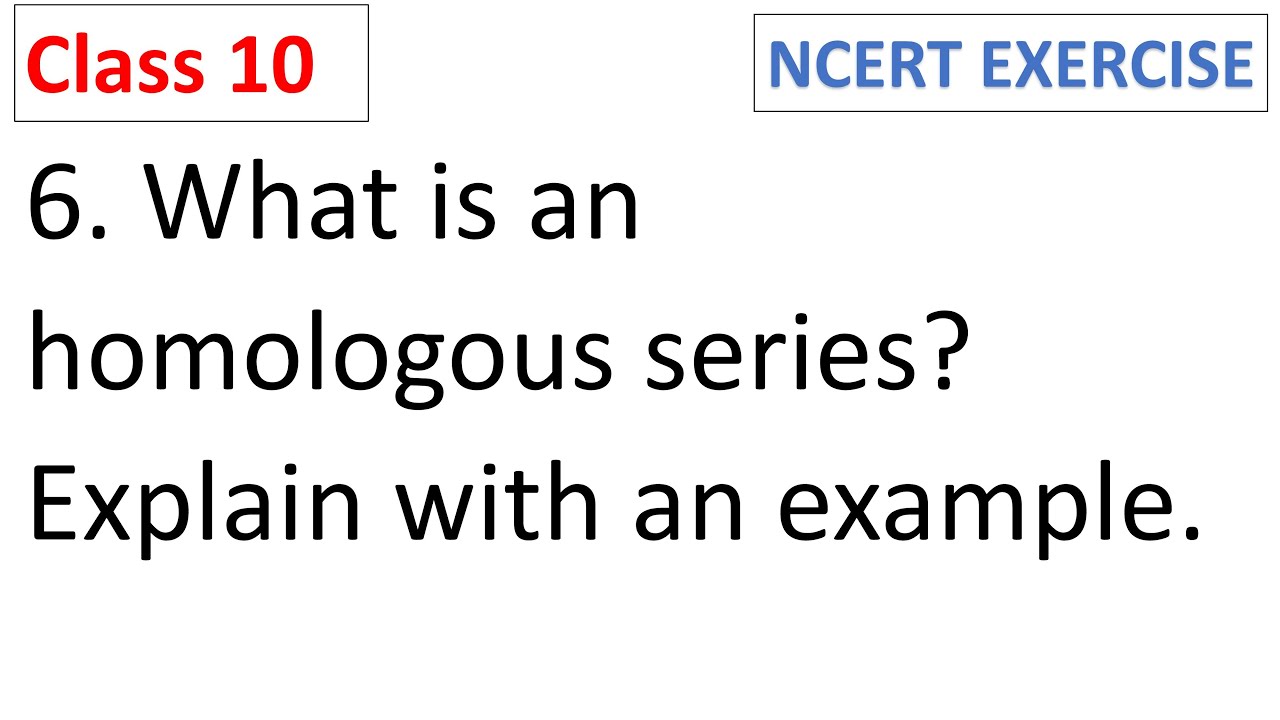 CBSE Class 10 Science Ch 4 Carbon and its compounds NCERT Solution 6 ...
