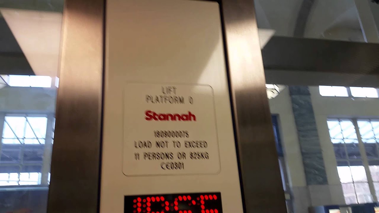 Stannah Lift @ Cardiff Central Platform 0 - YouTube