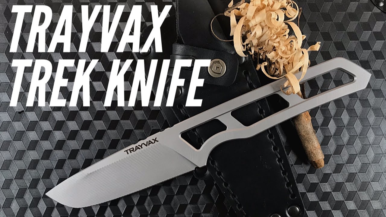 Trayvax Trek Knife: A Gentleman’s Fixed Blade | S35VN, Leather Sheath ...
