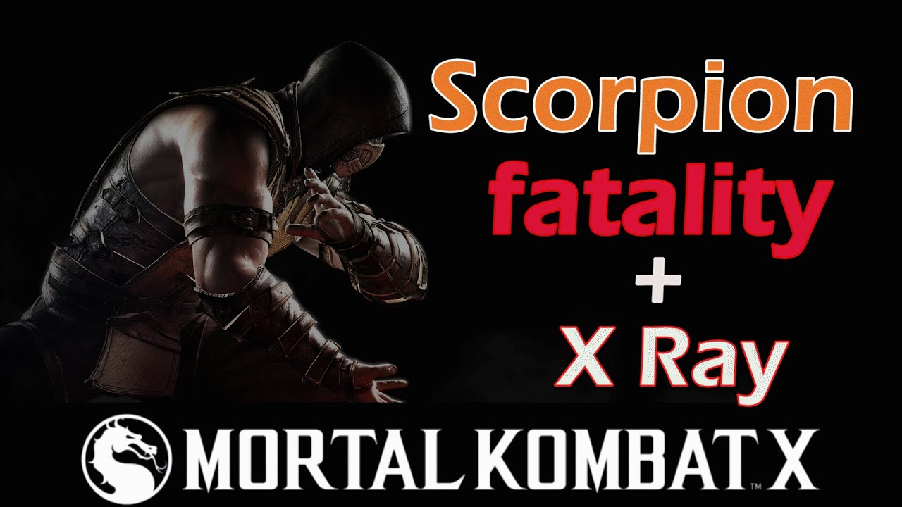 Mortal Kombat X - Scorpion Fatality + X Ray - YouTube