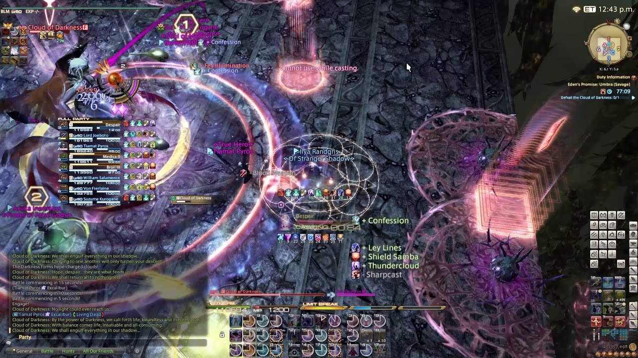 [FFXIV] BLM | E9S | 19.779k rDPS - YouTube