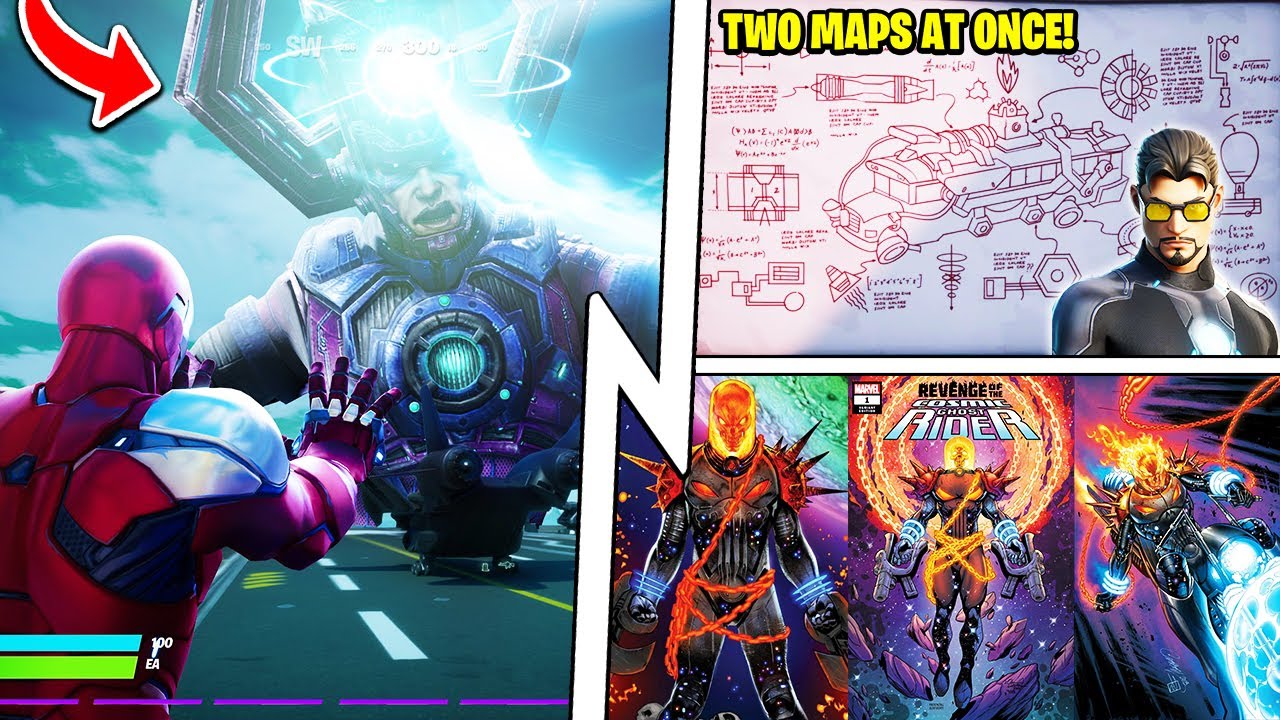 TWO Playable Maps Coming, BLACK HOLE Battle Bus, Galactus Live Event ...