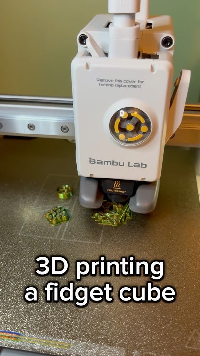 3d printing a fidget cube #3dprinting #3d #fidget #cube #fidgettoy - YouTube