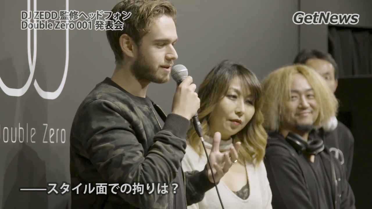ZEDD監修ヘッドフォン Double Zero 001 「Double Zero + ZEDD Meet & Greet」の様子 - YouTube