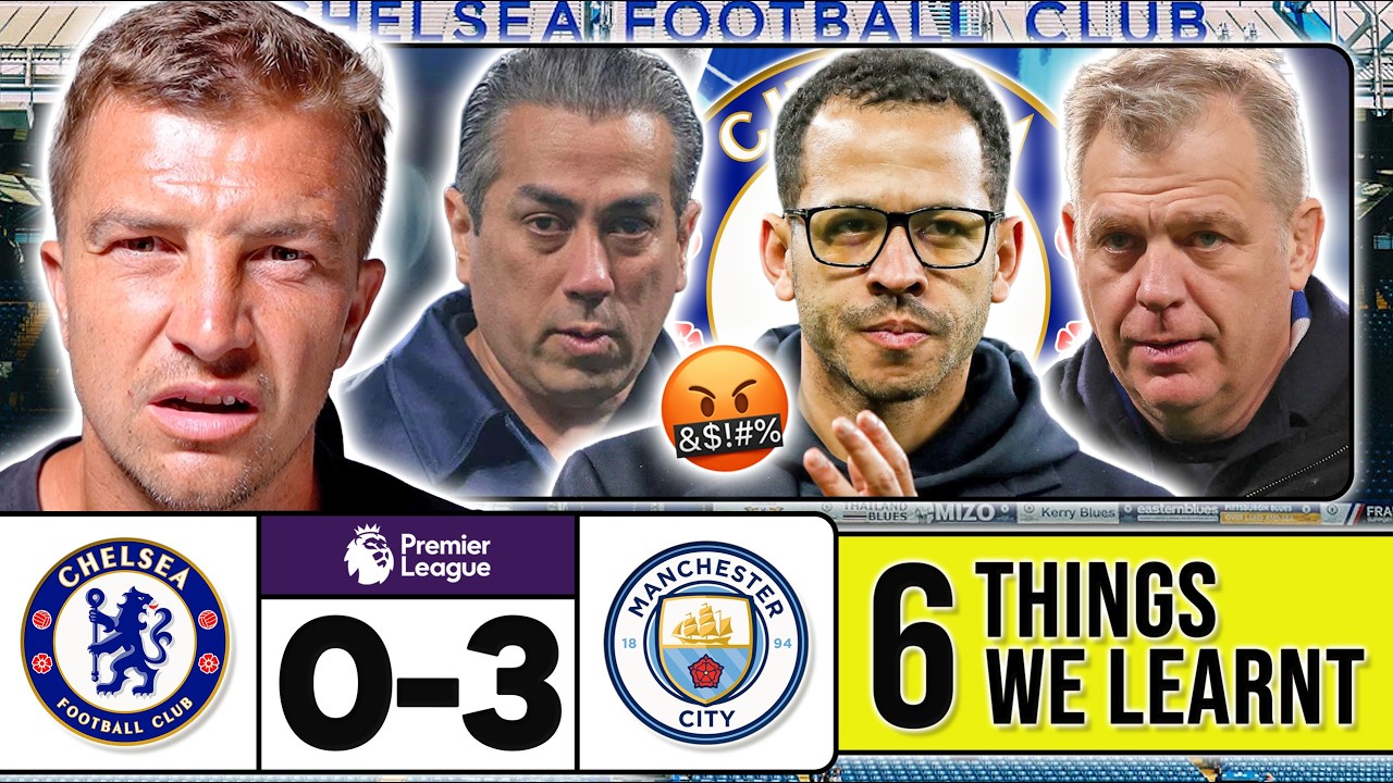 6 THINGS WE LEARNT FROM CFC LDN 0-3 MAN CITY - YouTube